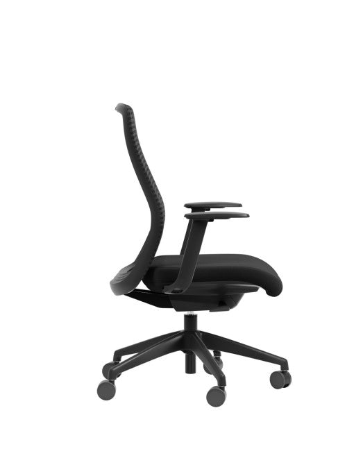 EV Black Ergonomic Task Chair - Reside by W2W